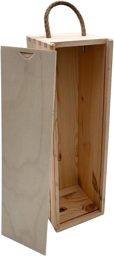 Rustieke houten box, geschenkdoos van hout, opbergdoos voor geschenken ...